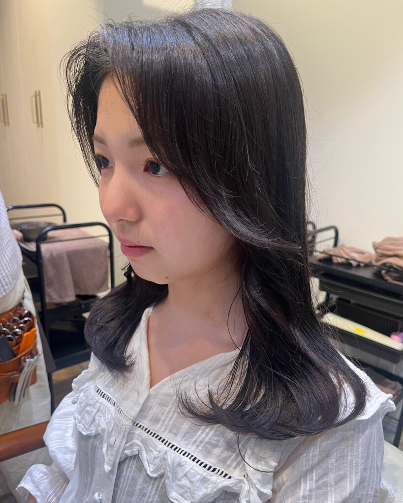 根本ふんわり韓国ヘア | 新宿の美容室・美容院 - shiro shinjuku